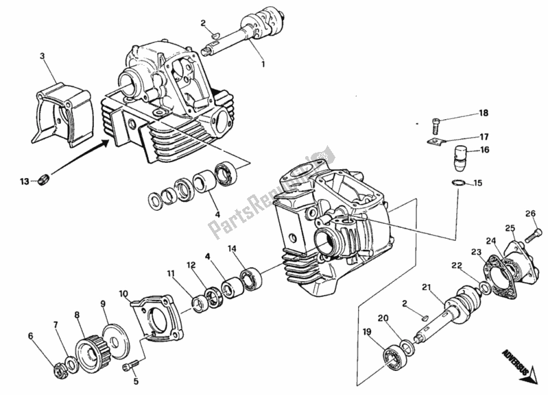 Camshaft spare parts for Ducati Monster (900) from 1996 | PartsRepublik
