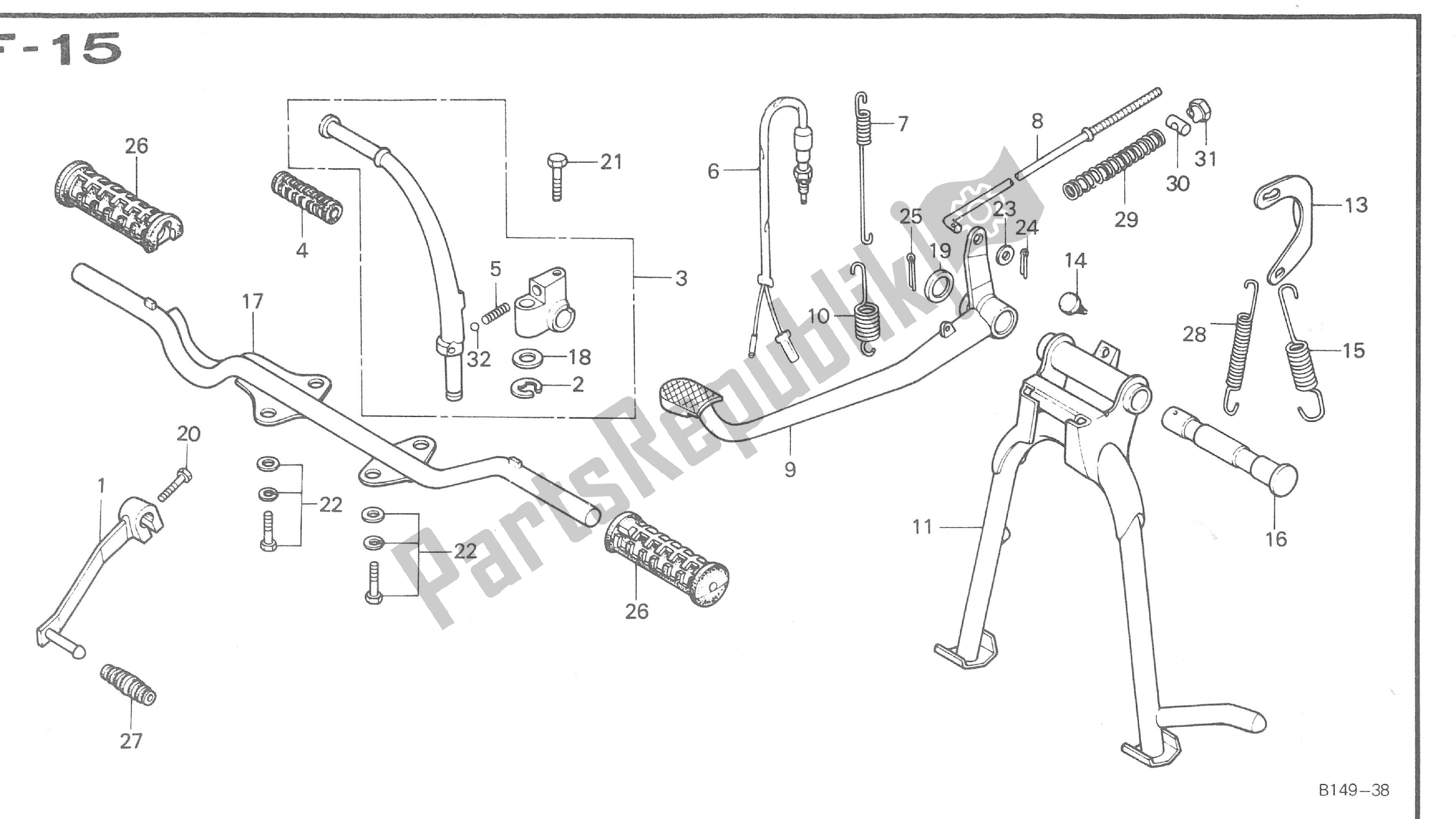 spare parts for CB 50 from 1971 - 1982 | PartsRepublik