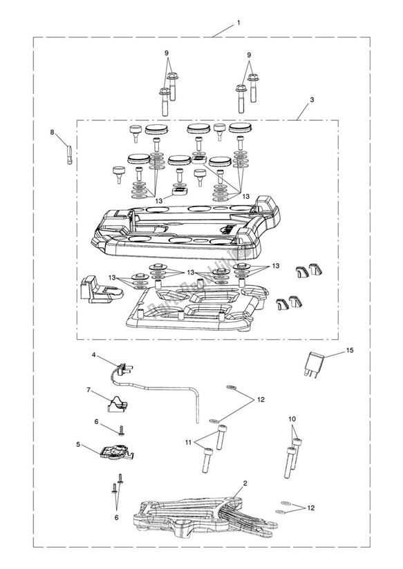 Order sliding carriage rack kit spareparts for the Triumph Tiger Sport ...