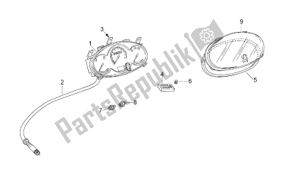 Dashboard reserveonderdelen | Aprilia Leonardo 125 1996 | Aprilia-Parts