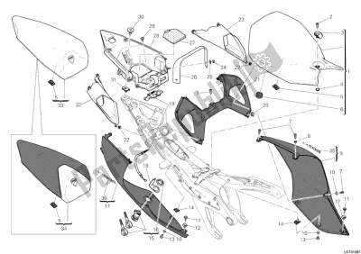 Order seat spareparts for the Ducati Superbike (1199 Panigale S) at ...