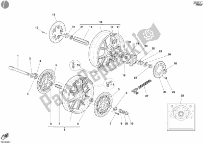 Order wheels spareparts for the Ducati Superbike (749 R) at ...
