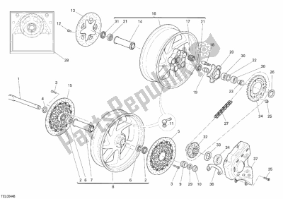 Order wheels spareparts for the Ducati Desmosedici (Desmosedici RR) at ...