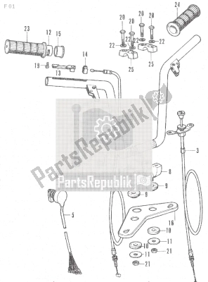 Repuestos f 01 para f 01 CF 50 Chaly a partir de 1950 - 2023 ...