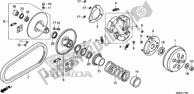 Driven face spare parts for Driven face PCX 150 from 2018 | PartsRepublik