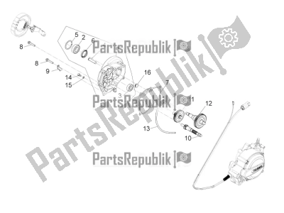 Order reduction unit spareparts for the Piaggio Liberty Elettrico PPT ...