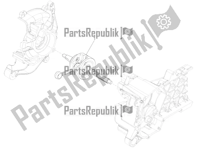 Order crankshaft spareparts for the Piaggio ZIP 100 4T (Apac) at ...