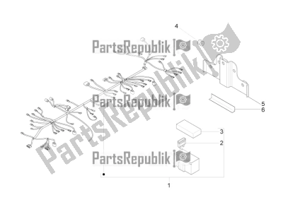 Order main cable harness spareparts for the Piaggio ZIP 100 4T (Apac ...