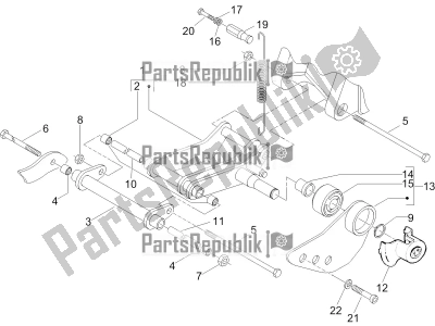Order swinging arm spareparts for the Piaggio ZIP 100 4T (Apac) at ...