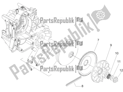 Order driving pulley spareparts for the Piaggio ZIP 100 4T (Apac) at ...