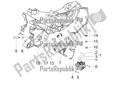 Części zamienne pompa olejowa do Piaggio ZIP 50 2T od 2016 roku ...