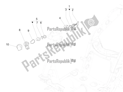 Order locks spareparts for the Piaggio ZIP 50 4T 25 KM/H at ...