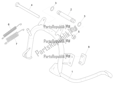 Stand/s spare parts for Piaggio ZIP 50 4T 25 KM/H from 2022 | PartsRepublik