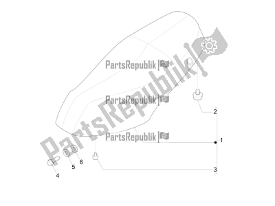 Saddle/seats spare parts for Piaggio ZIP 50 4T from 2021 | PartsRepublik