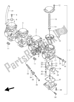 Pièces de rechange carburateur pour Suzuki GSF 600N Bandit à partir de ...