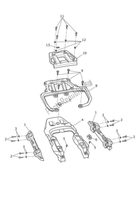 Order fairing rear luggage rack spareparts for the Triumph Tiger 1200 ...