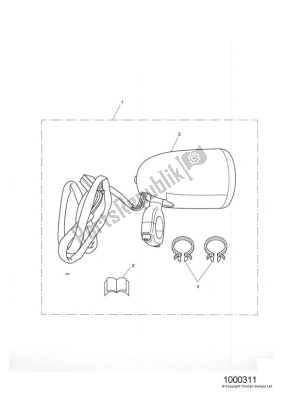 Analogue clock kit spare parts for Triumph Rocket III, Classic ...